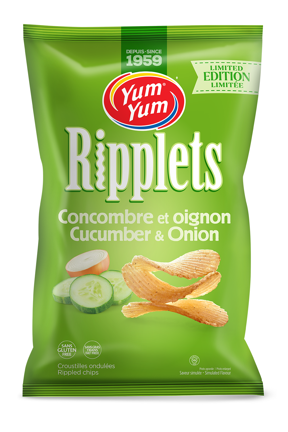 Croustilles Ripplets | Croustilles Yum Yum